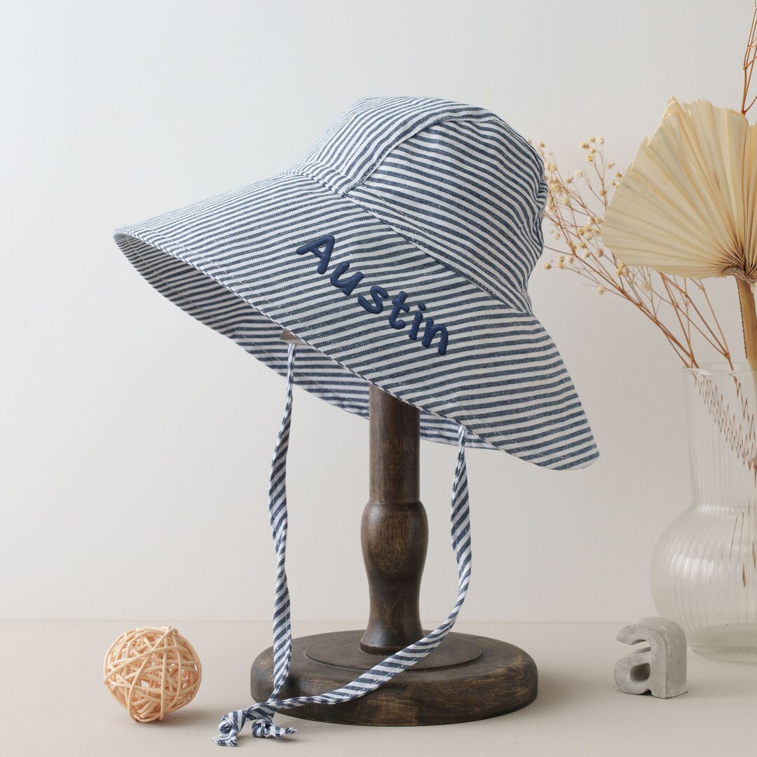 Personalized Toddler Sun Hat, Baby Sun Hat, Gift for Mom, Custom Baby ...