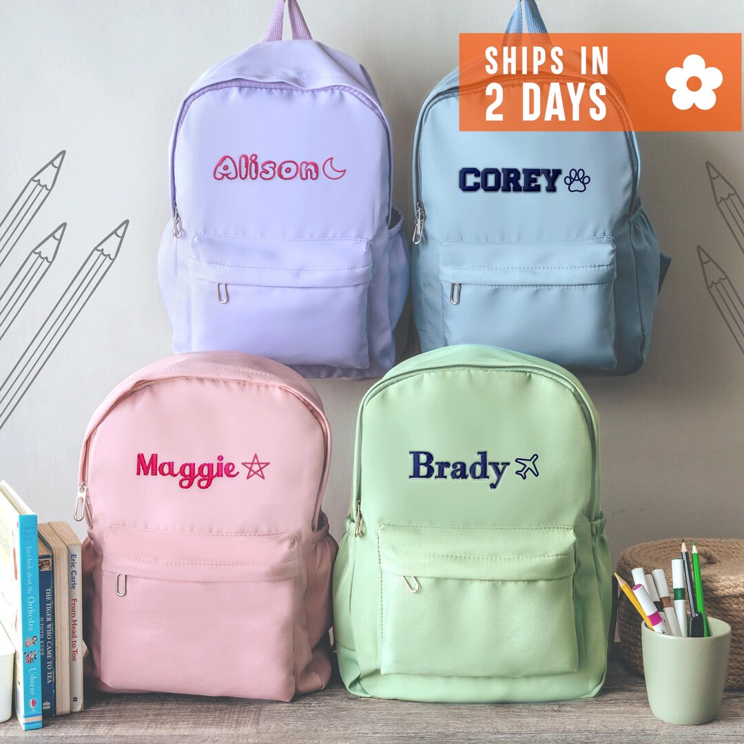 Customized Kids Backpack, New Mom Gift, Toddler Backpack With ...