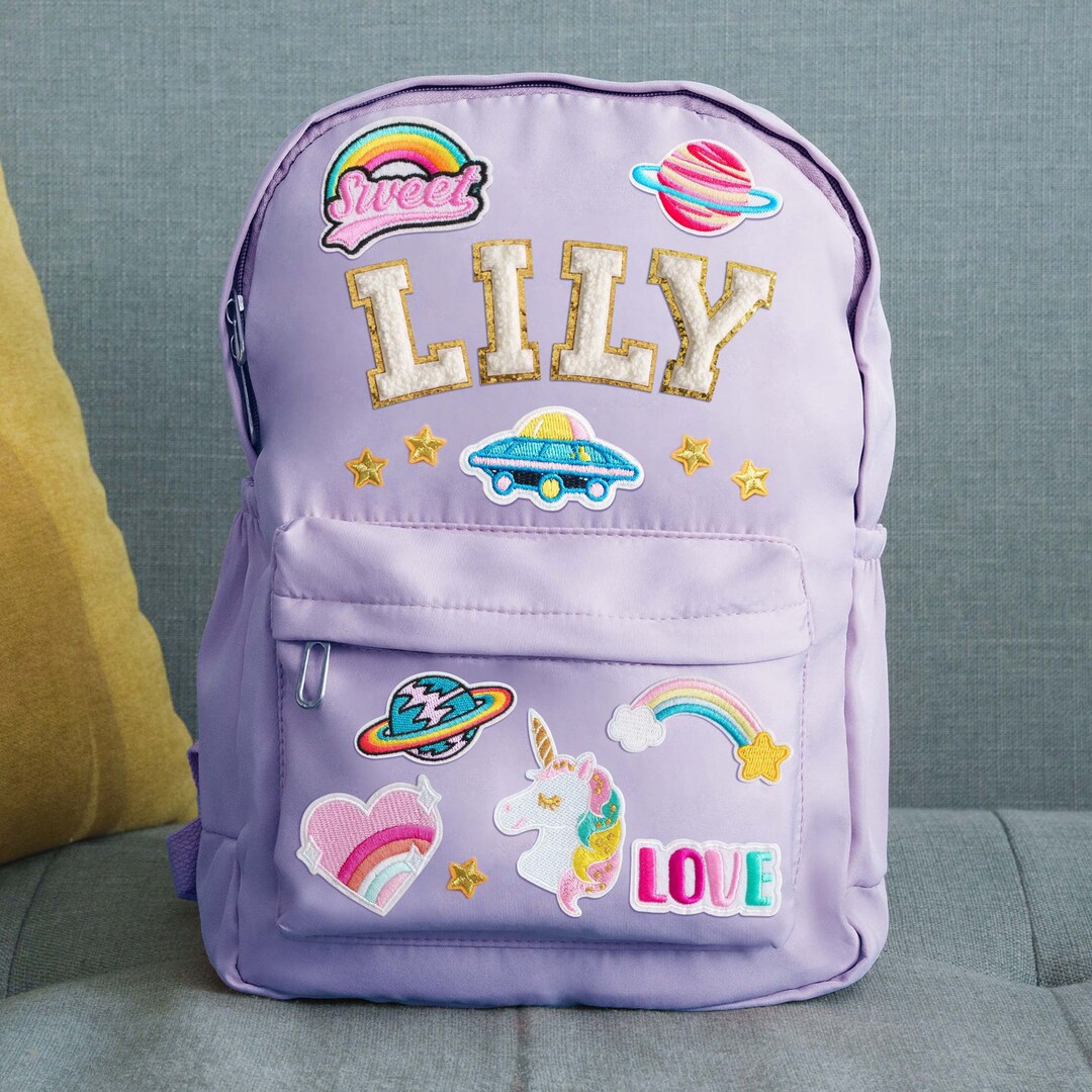 Toddler Nylon Backpack, Back to School, Custom Patch Nylon Bag, Kids ...