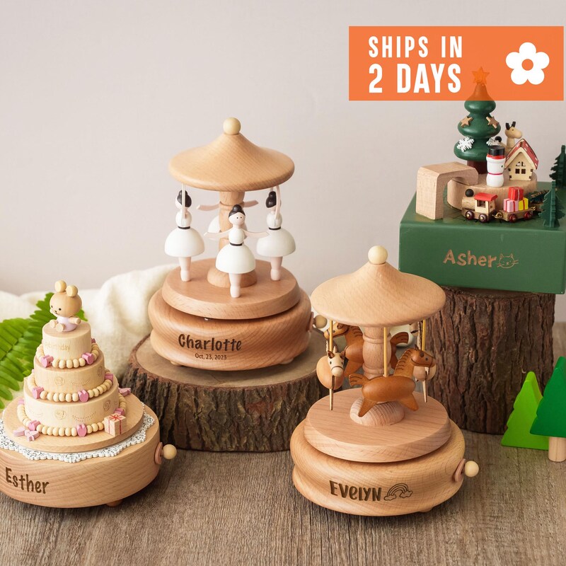 Girls Music Box - Etsy