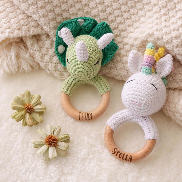 Crochet Rattle - Etsy