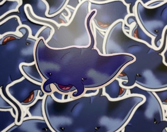 Cute Stingray Sticker Set Baby Manta Ray Stickers - Etsy