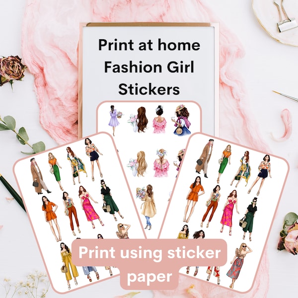 Fashion Stickers - Etsy