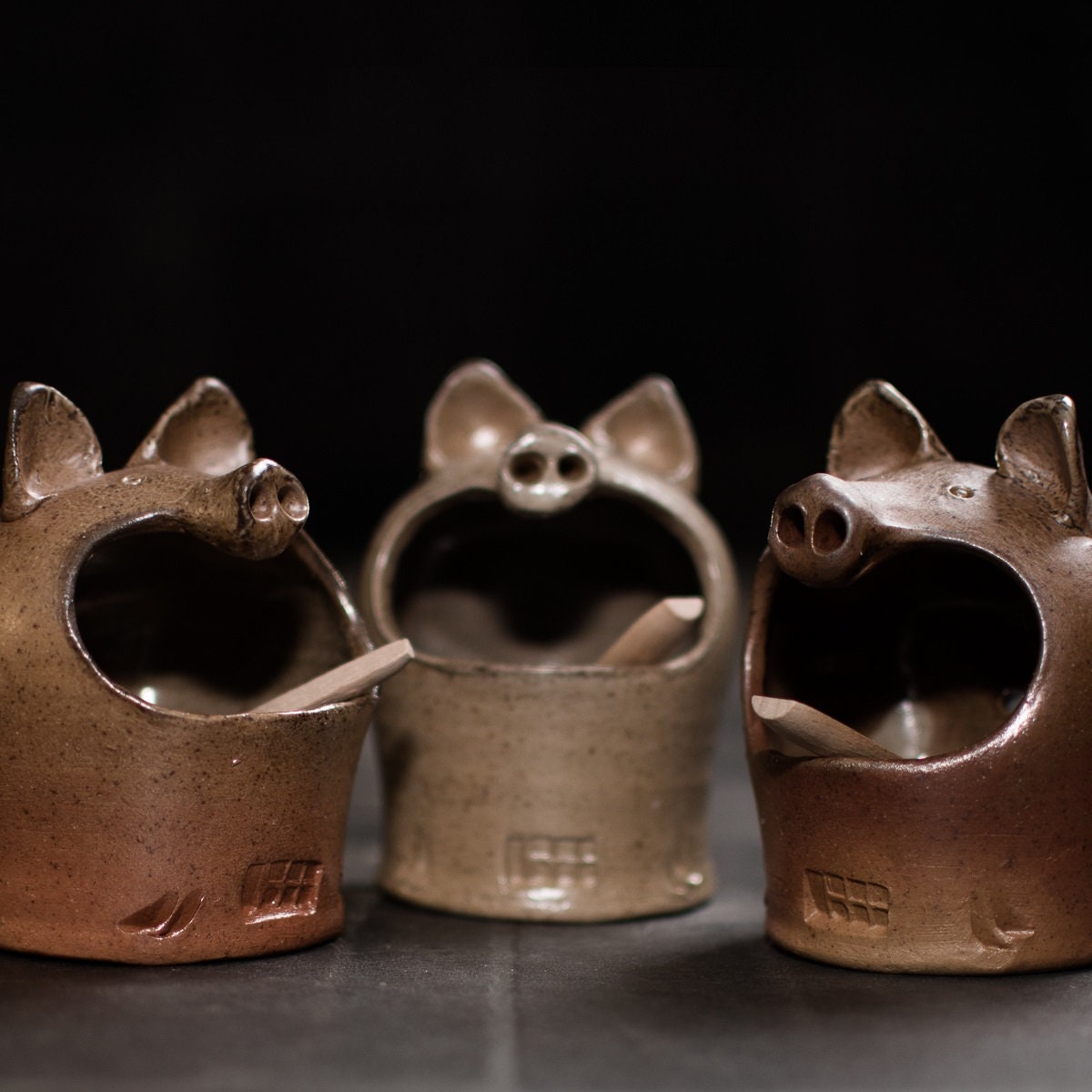 Salt Pig | Pot - Handmade Salt Glaze - Toff Milway Conderton Pottery ...