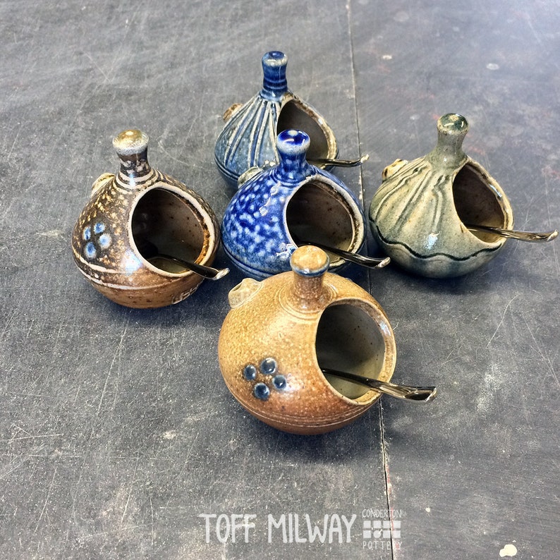 Salt Cellar | Salt Pot | Salt Pig- Handmade Salt Glaze - Toff Milway ...