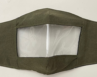 Clear Face Mask - Etsy