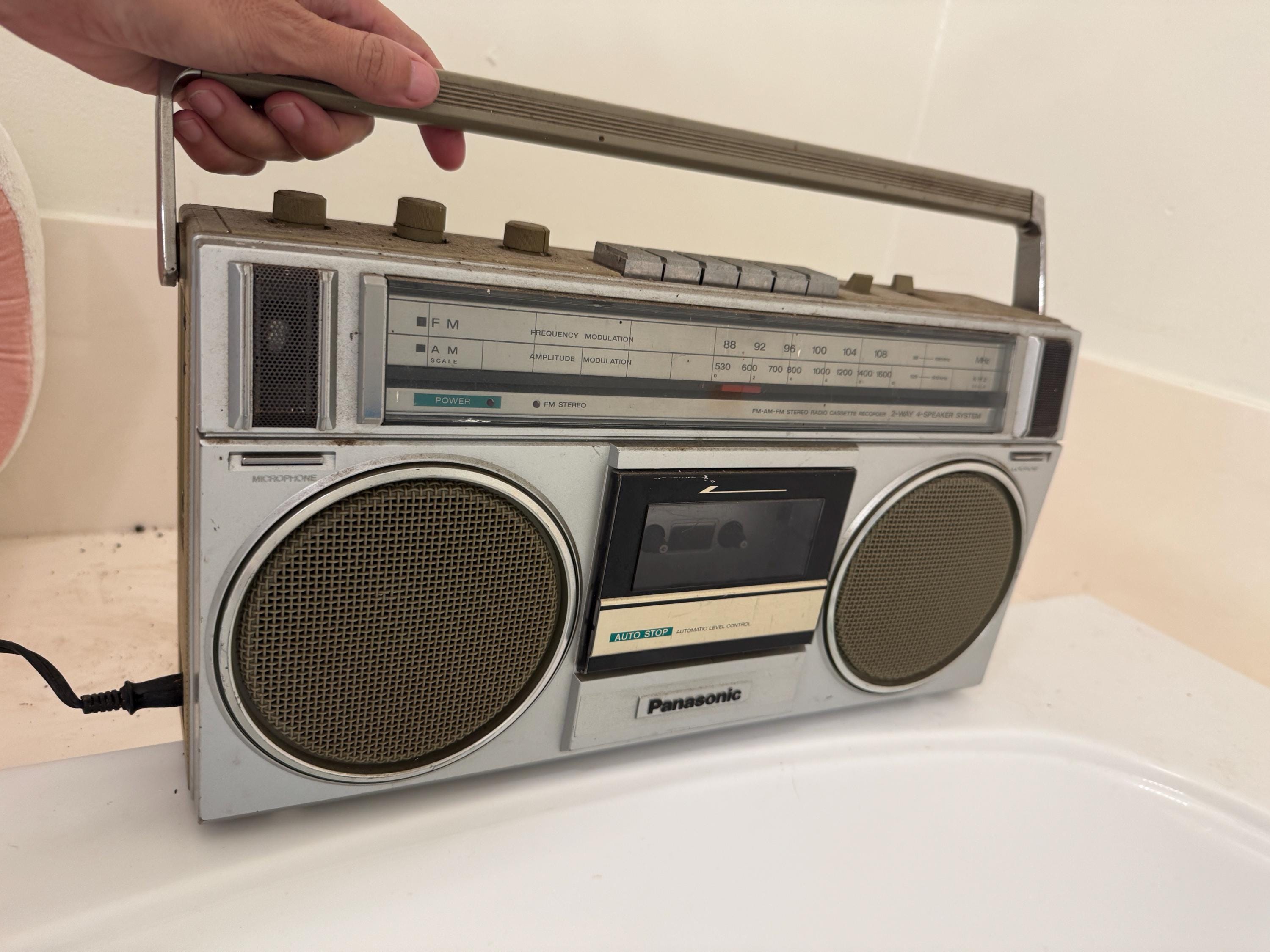 1984 Boombox Realistic Brand- Works. - Etsy