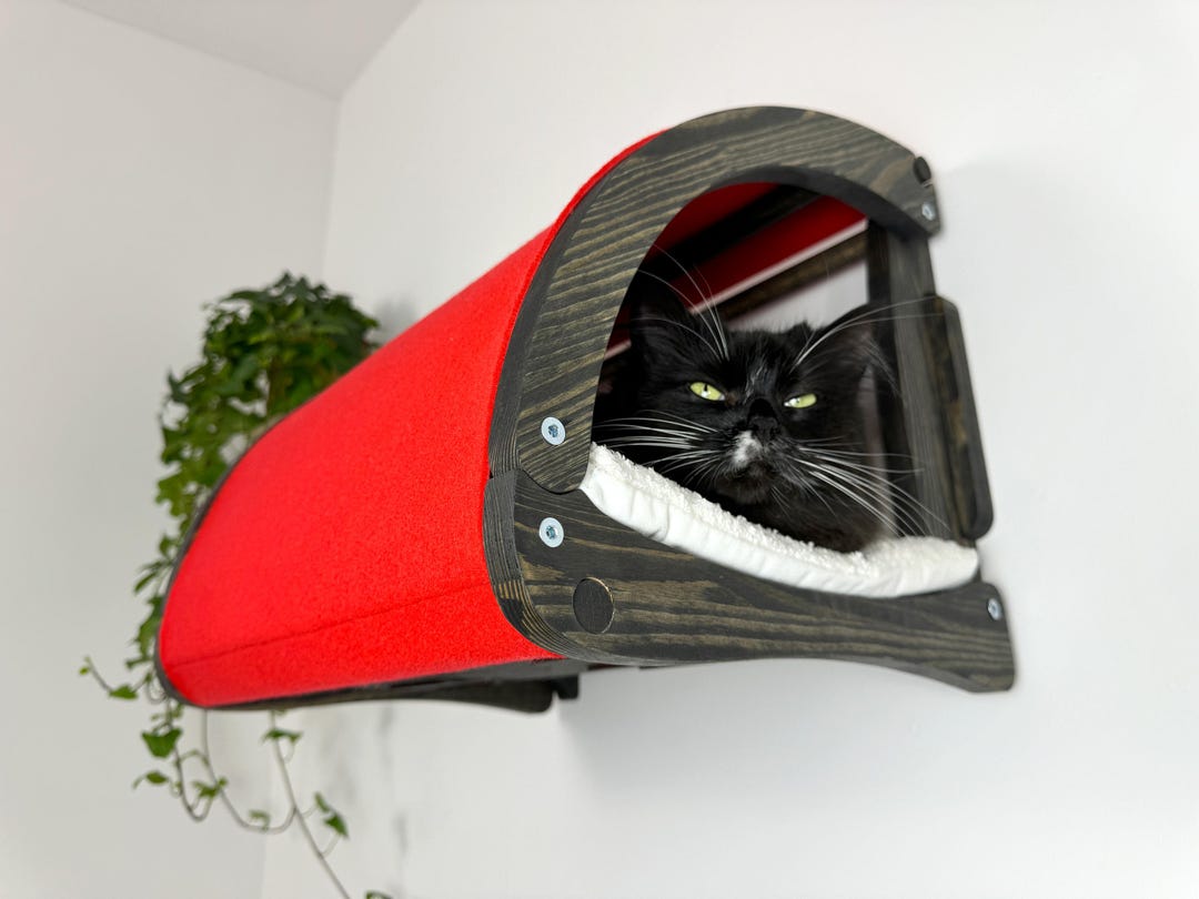 Cat Shelves Cave House Wall Furniture / Comfortable and Stylish Wall ...