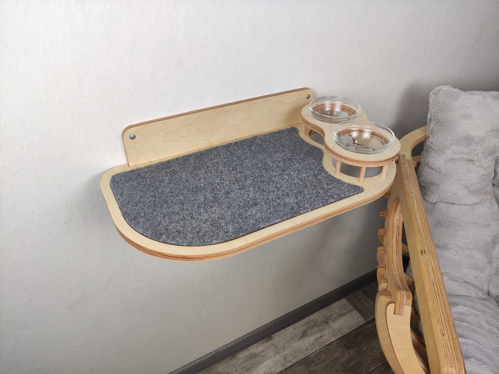 Cat Feeder Shelf Cat Feeding Shelf Cat Food Shelf Cat - Etsy