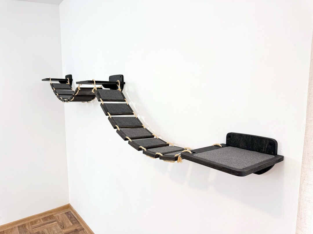 Cat Bridge, Cat Wall Ladder, Cat Steps, Cat Wall Furniture, Play ...