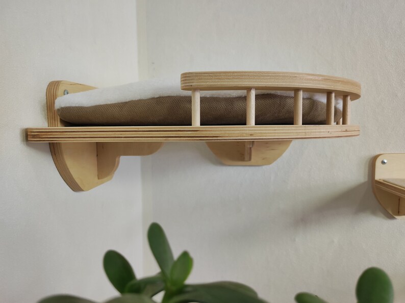 Cat Corner Shelf Cat Wall Furniture Shelves Bed Cat Tower | Etsy