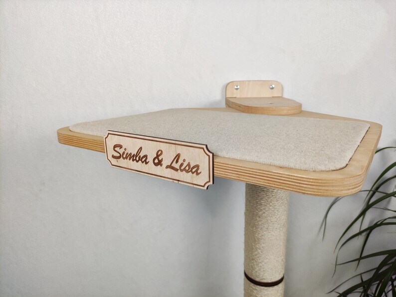 Cat Tree Cat Scratching Post Cat Scratch Cat Wall - Etsy