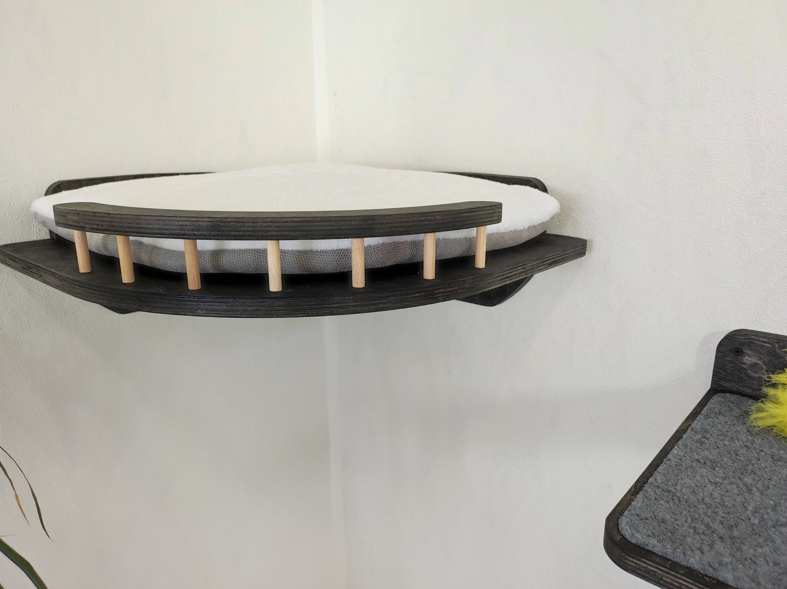 Cat Corner Shelf Cat Wall Furniture Shelves Bed Cat Tower | Etsy