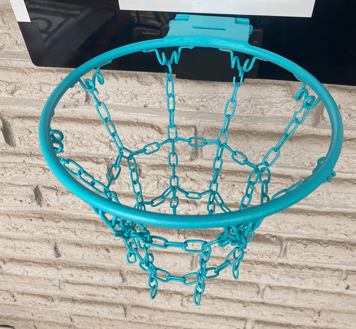 Basketball Mini Hoop Chain Net Seaside Etsy basketball-mini-hoop-chain-net-seaside-etsy