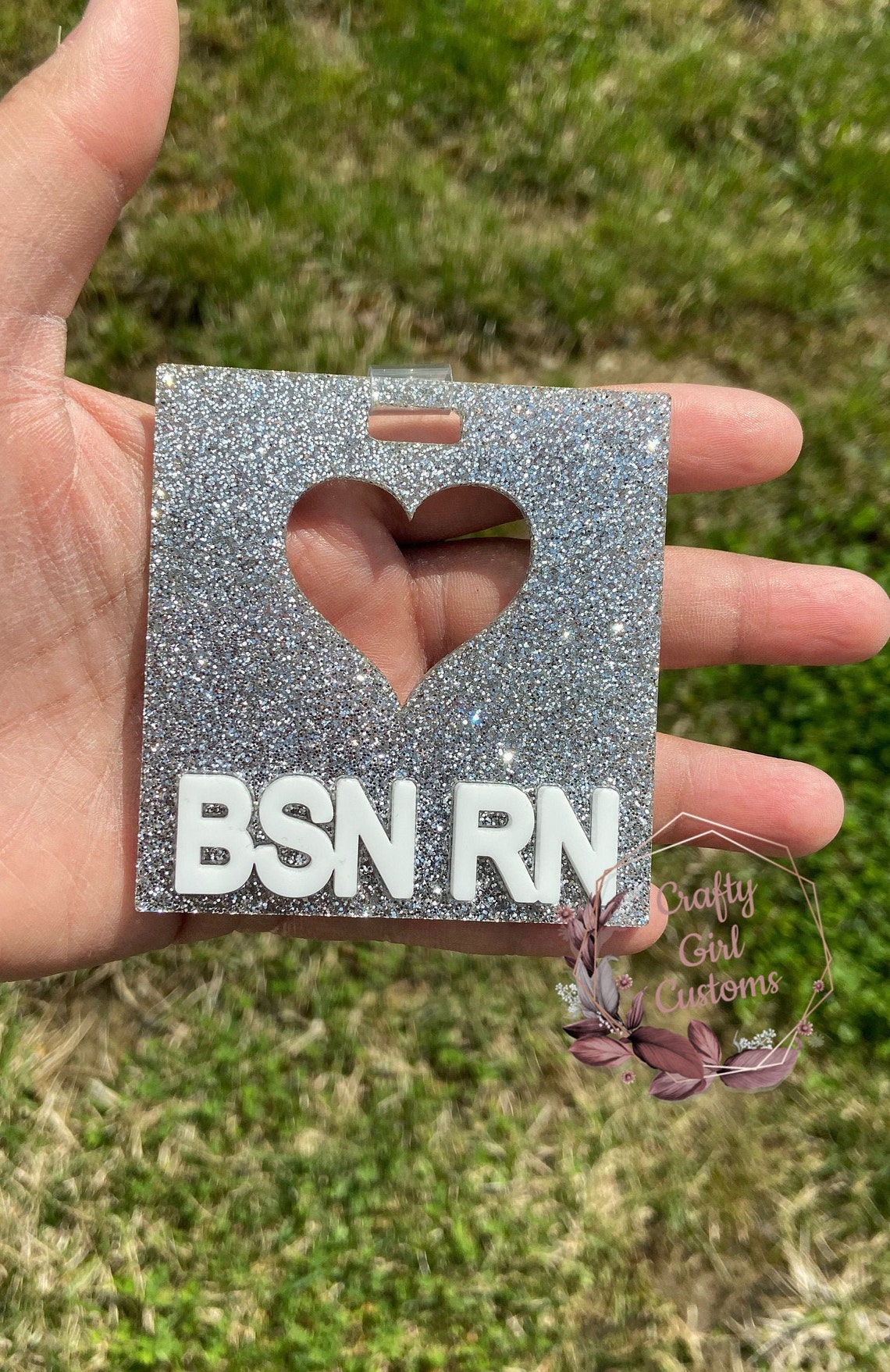 Custom Badge Buddy Card 3D Horizontal Or Vertical Marker Etsy