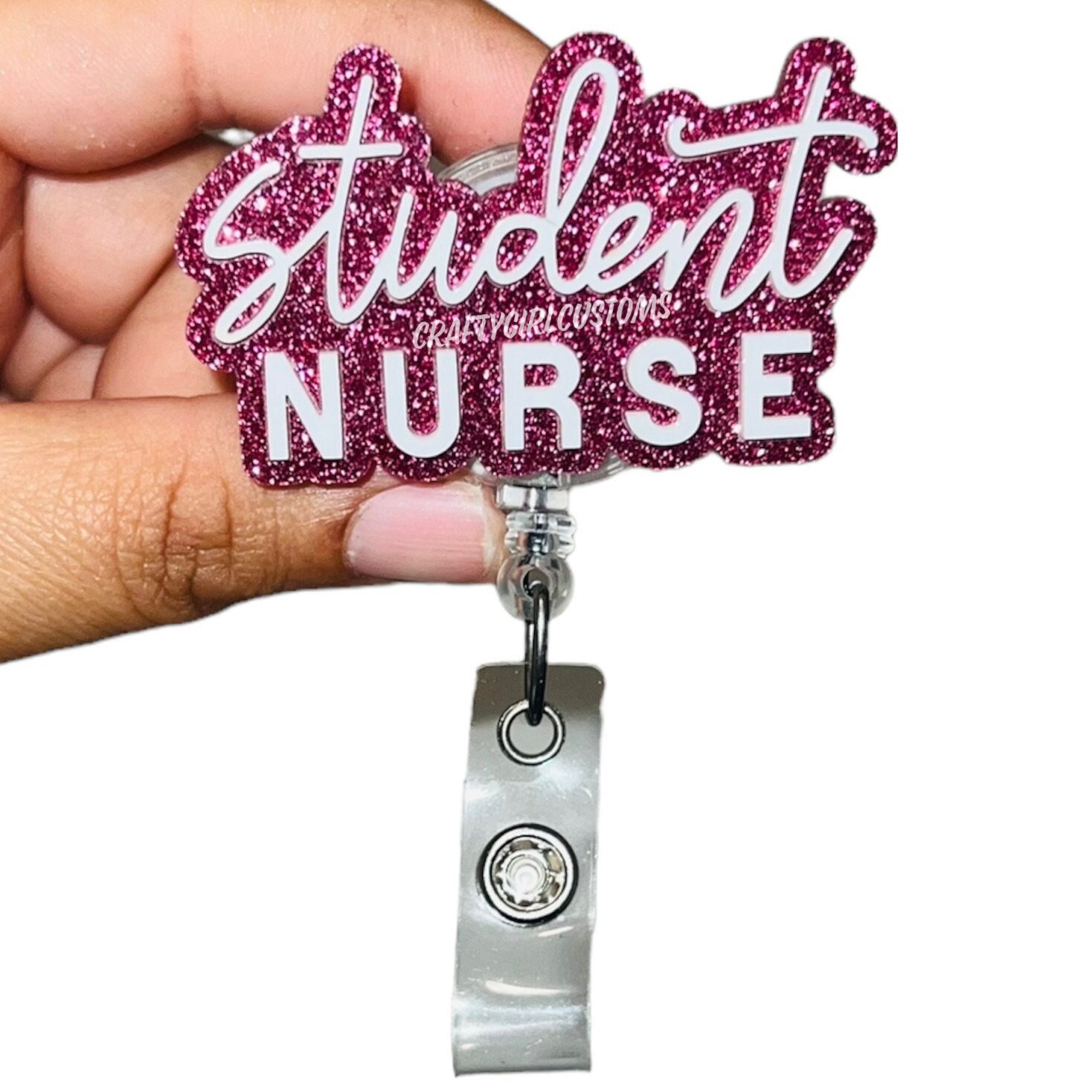 Student Nurse Badge Reel 15 Color Options Retractable - Etsy