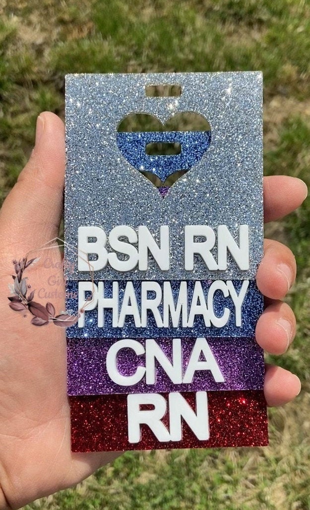 Custom Badge Buddy Card 3D Horizontal or Vertical Marker | Etsy