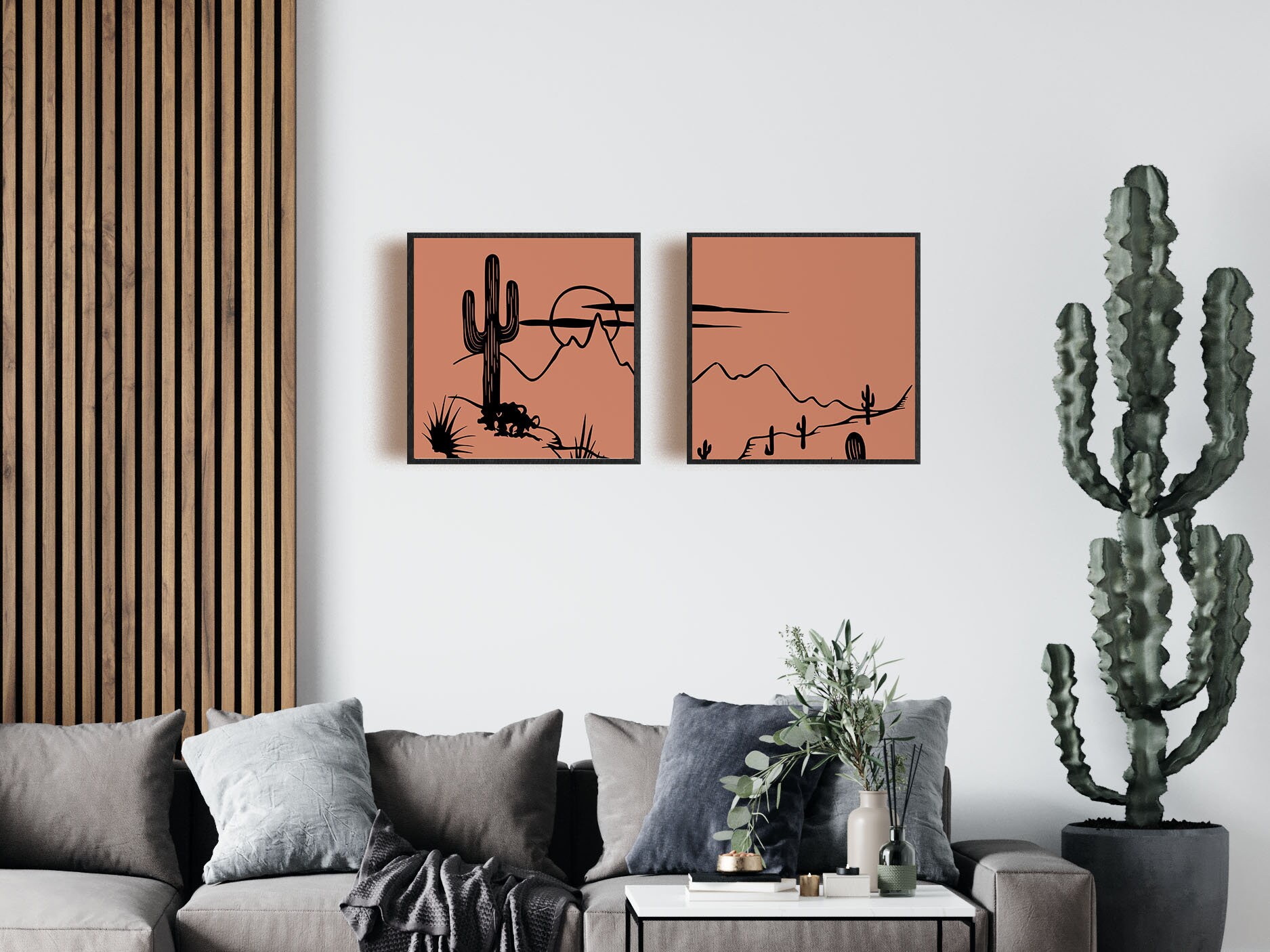 Western Home Decor Square Print Boho Wall Decor Western - Etsy