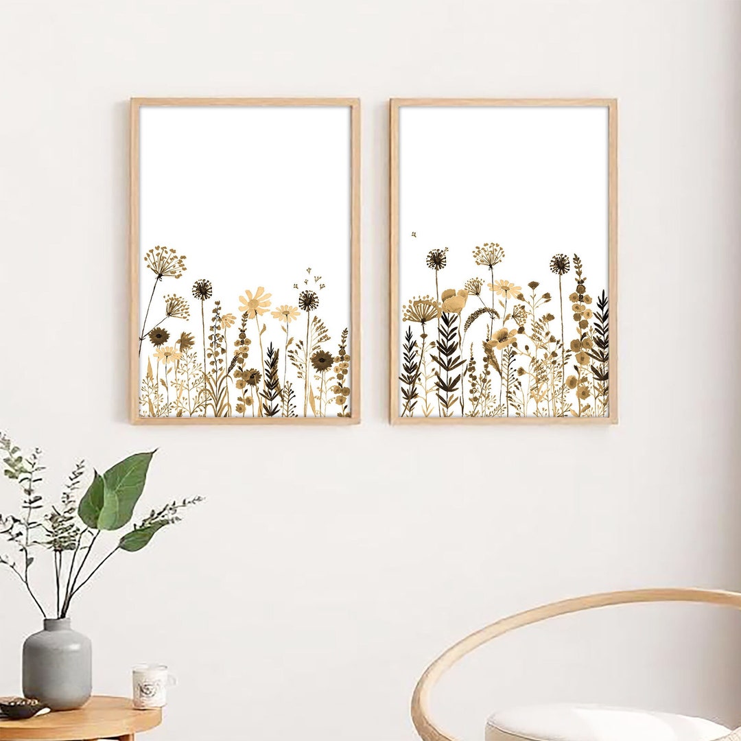 Aesthetic Room Decor Downloadable Art Set of 2 Prints Digital Download ...