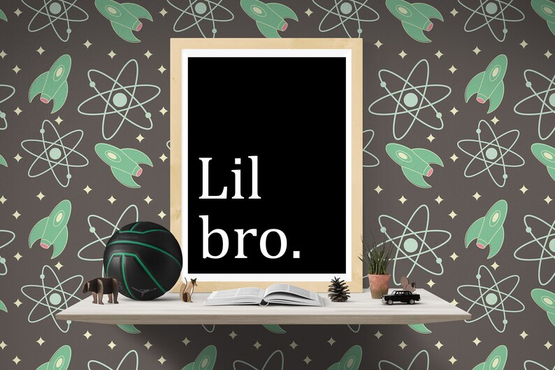 Big Bro Little Bro Print Bro Printable Wall Art Siblings - Etsy