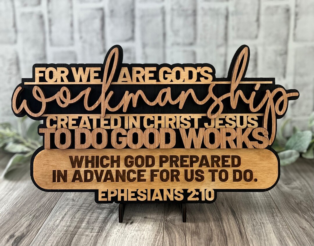 Bible Verse Wood Cutout Sign: Faith-based Home Decor - Etsy