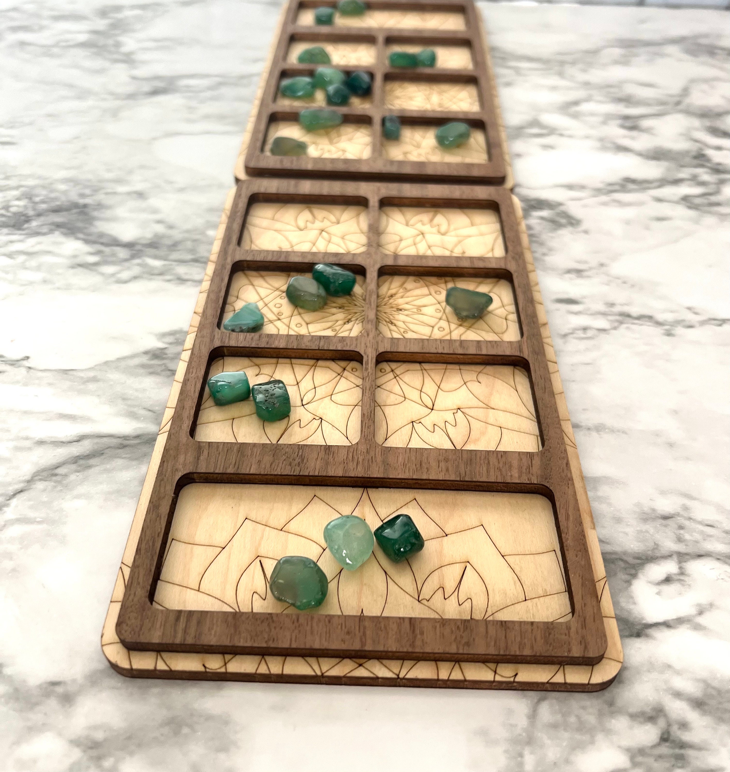 Handcrafted Maple & Walnut Mancala Board: Heirloom Family Game - Etsy