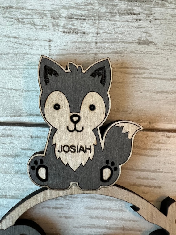 Wolf Cake Topper Personalized Cake Decoration Animal Party - Etsy