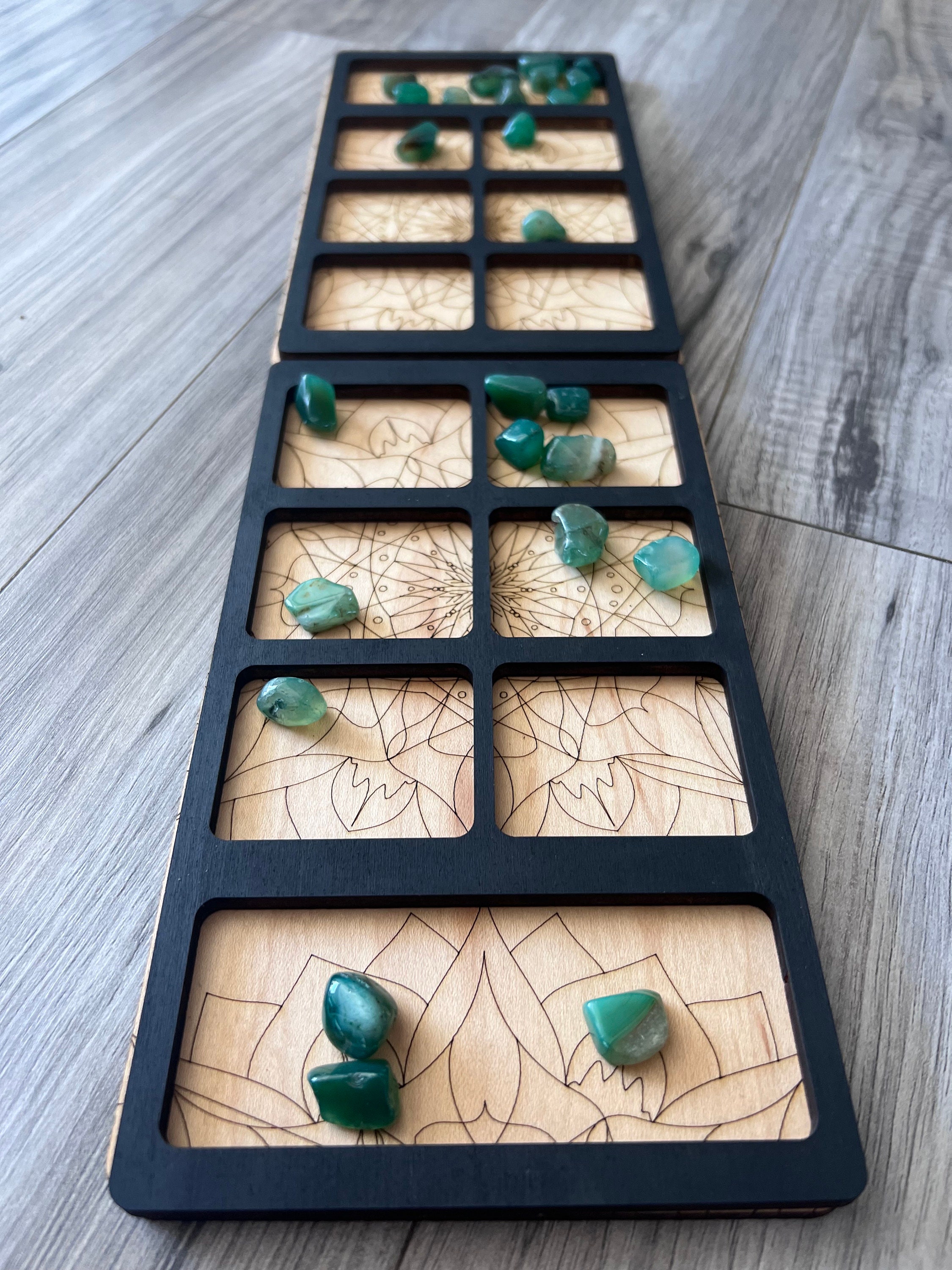 Handcrafted Maple & Walnut Mancala Board: Heirloom Family Game - Etsy