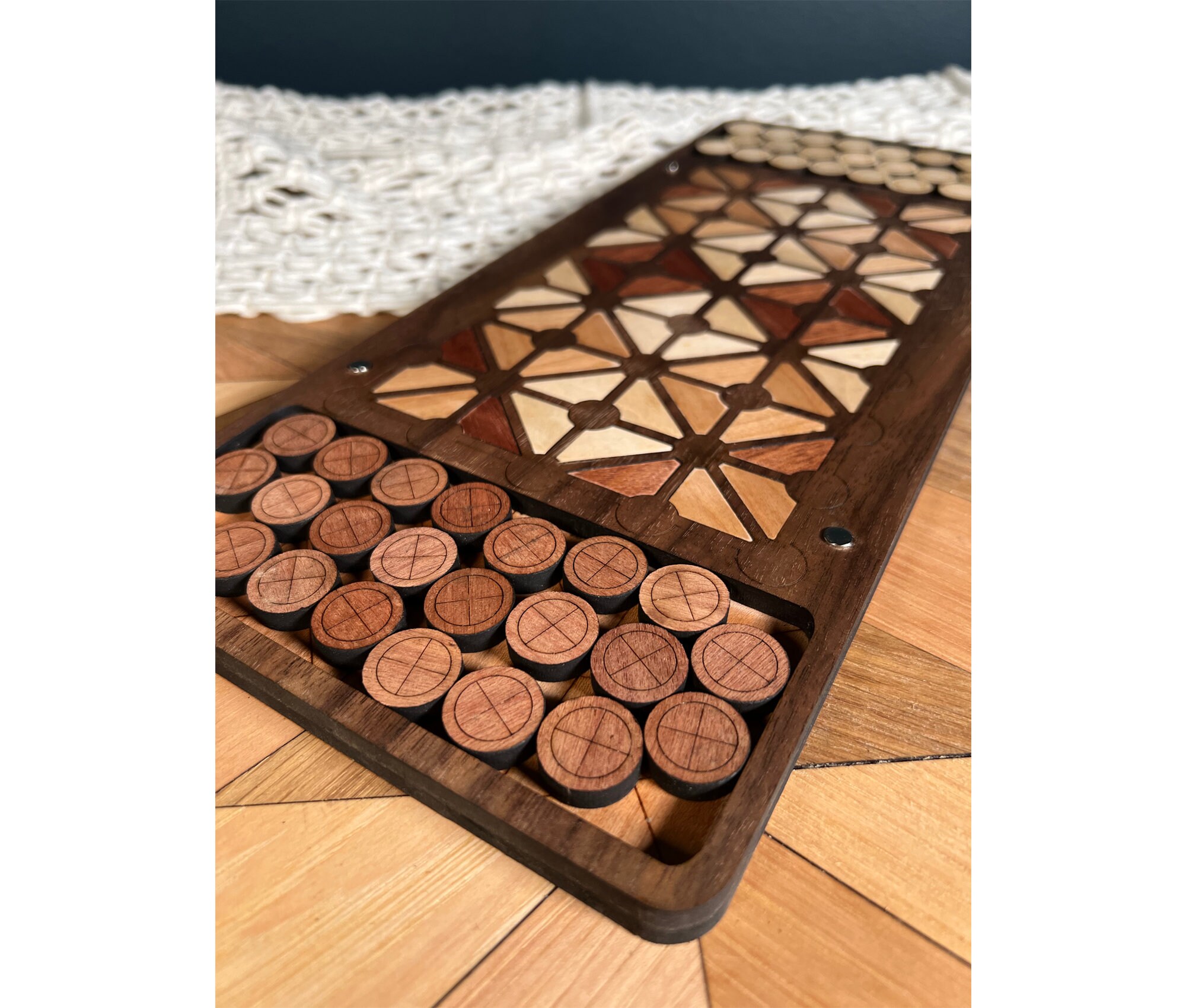 Vintage Fanorona Game Family Game Night Wooden Game Board - Etsy Ireland