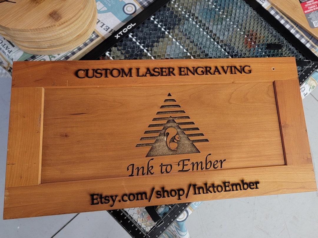 Personal Event Signs, Custom Engraved Signage, Personalized Logo ...