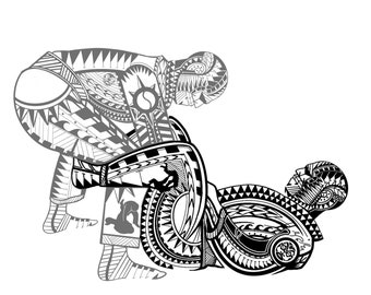 Jiu Jitsu Printable File Poster Skeleton Wall Art BJJ - Etsy