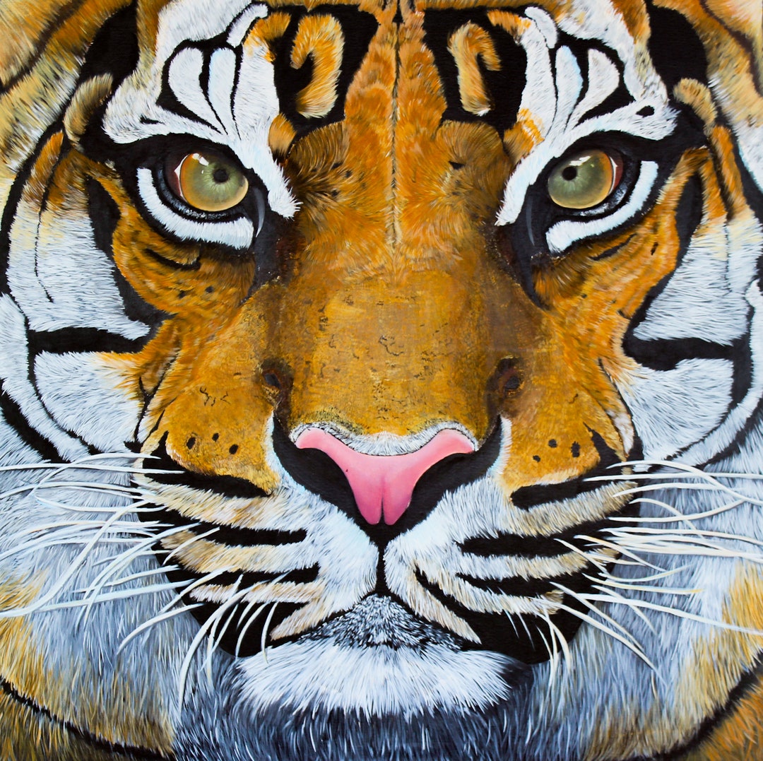 Eye of the Tiger Prints of My Tiger Painting, Tiger Painting, Wild Life ...