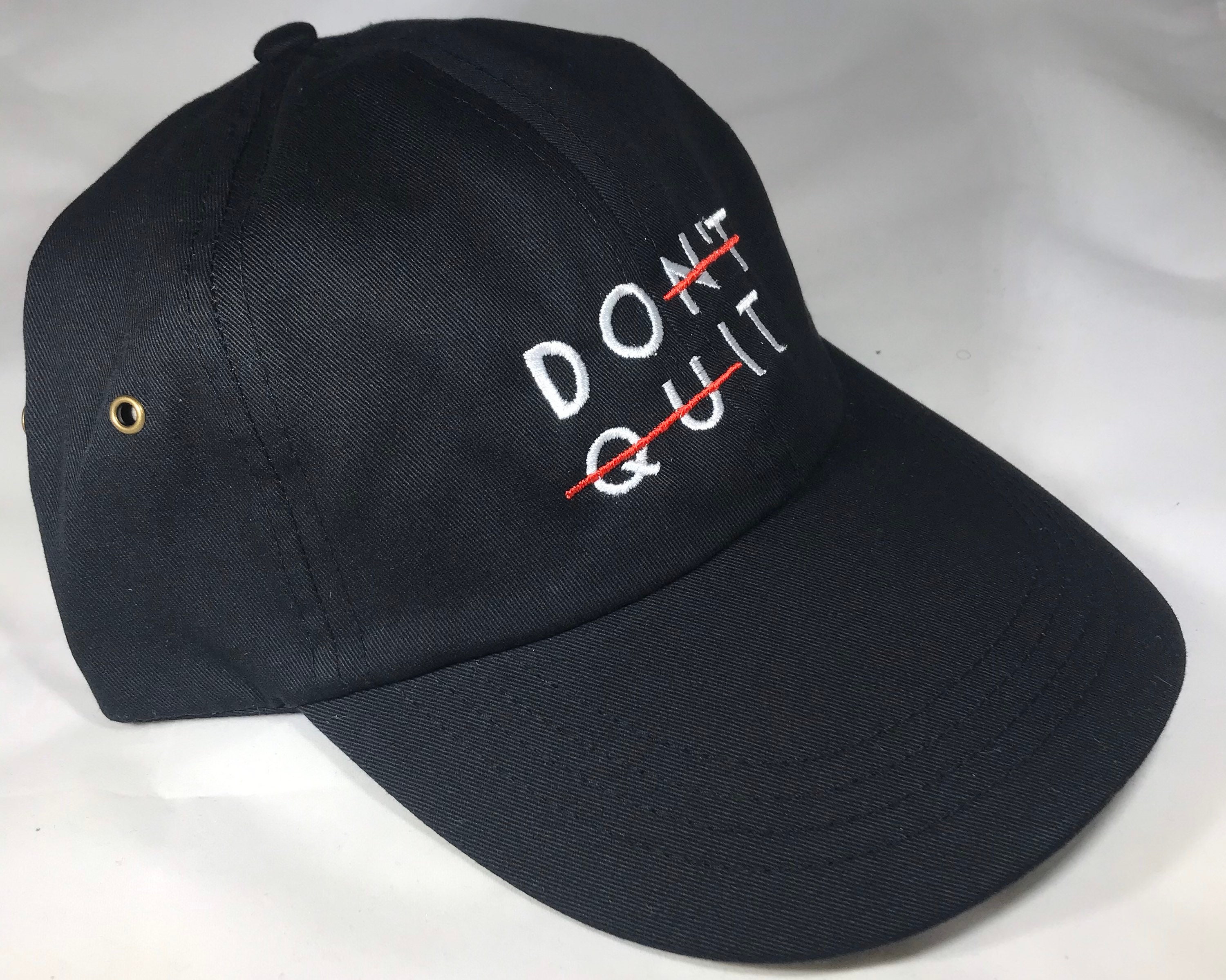 Dont Quit Dad Hat Embroidered Hat Never Give up | Etsy