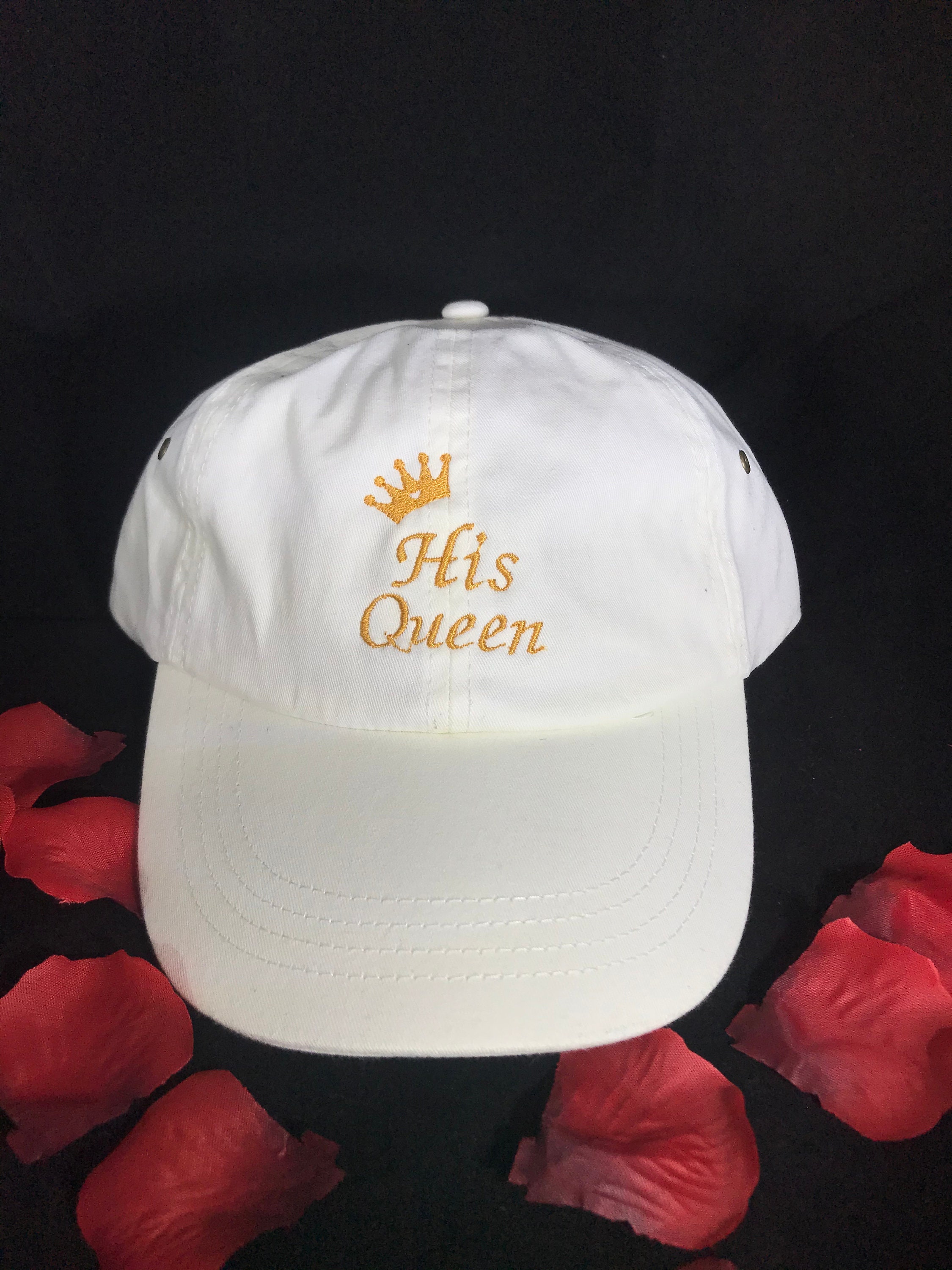 Her King and His Queen with CROWN Embroidered Dad Hats | Etsy