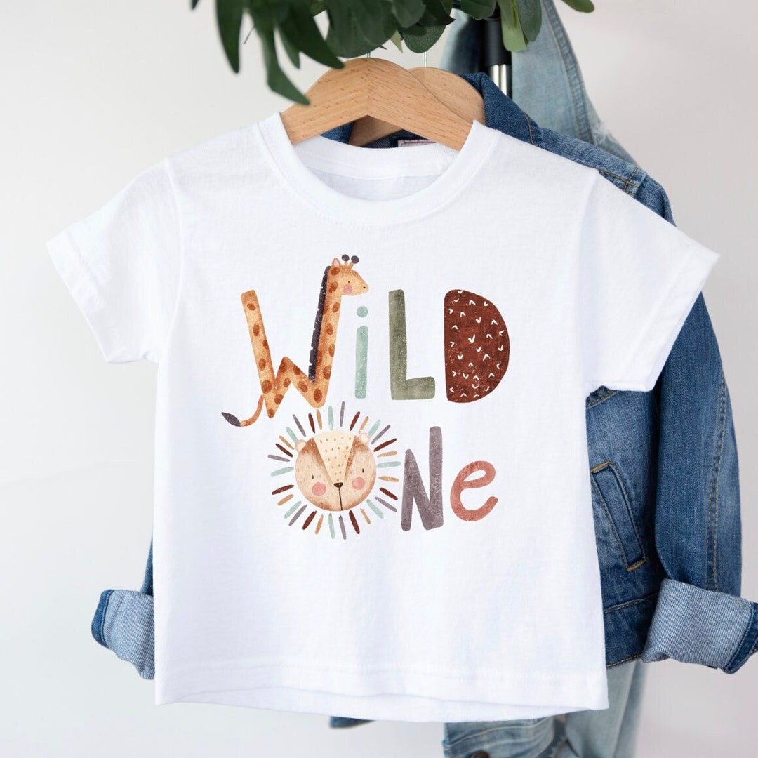 Wild One T-shirt, Birthday Tee, One T-shirt, First Birthday, Birthday ...