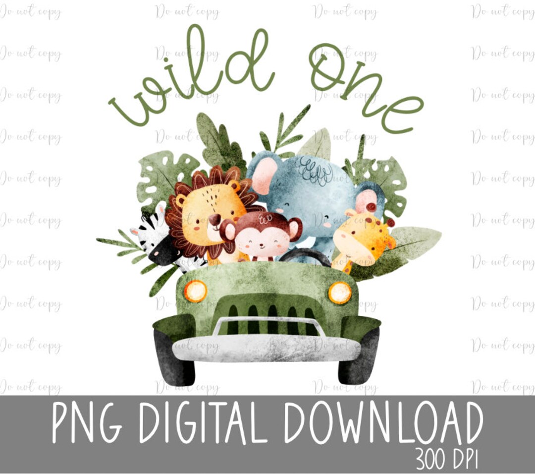 Wild One PNG, Birthday Shirt Png, T-shirt PNG File, Sublimation ...