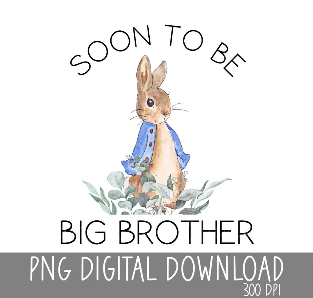 Peter Rabbit Big Brother Png, Peter Rabbit, Big Brother PNG, Heat Press ...