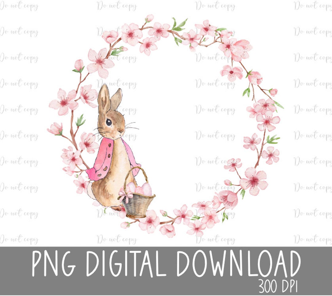Peter Rabbit Easter Png, Flopsy, Bunny Rabbit Easter, Heat Press ...