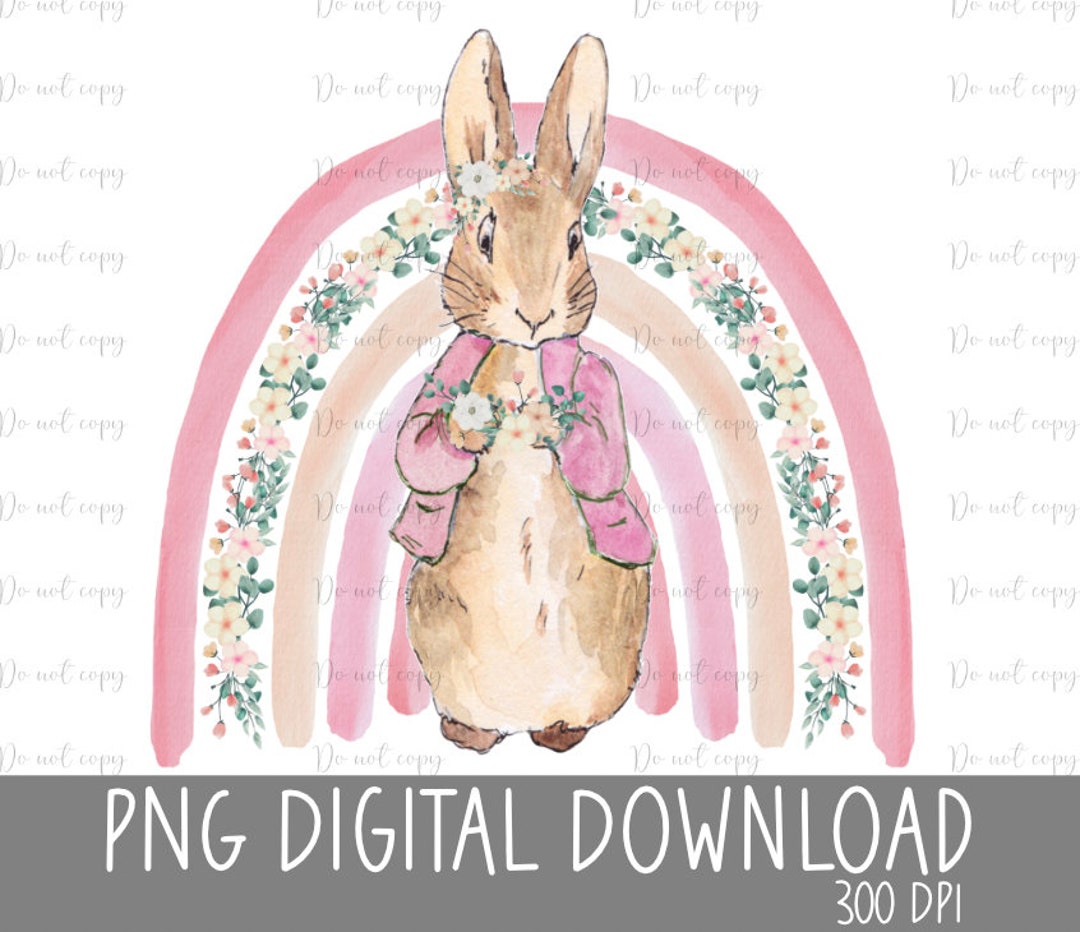 Flopsy Easter Rainbow Png, Peter Rabbit, Bunny Rabbit Easter, Heat ...