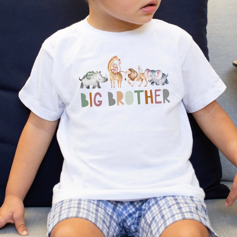 Big Brother T-shirt, Big Brother Safari Animals T-shirt, Big Brother ...