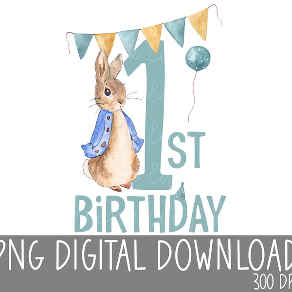 Peter Rabbit First Birthday - Etsy