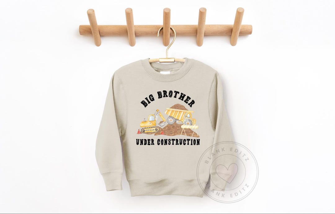Kids Big Brother Sweater Jumper, Custom Clothing, Big Brother Under ...