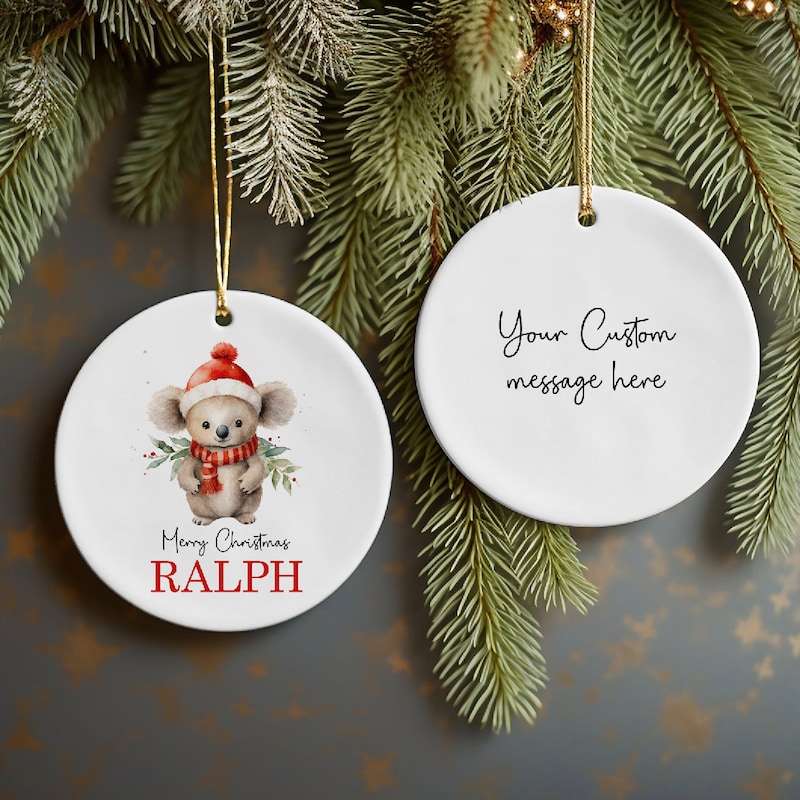 Ceramic Christmas Ornament - Etsy