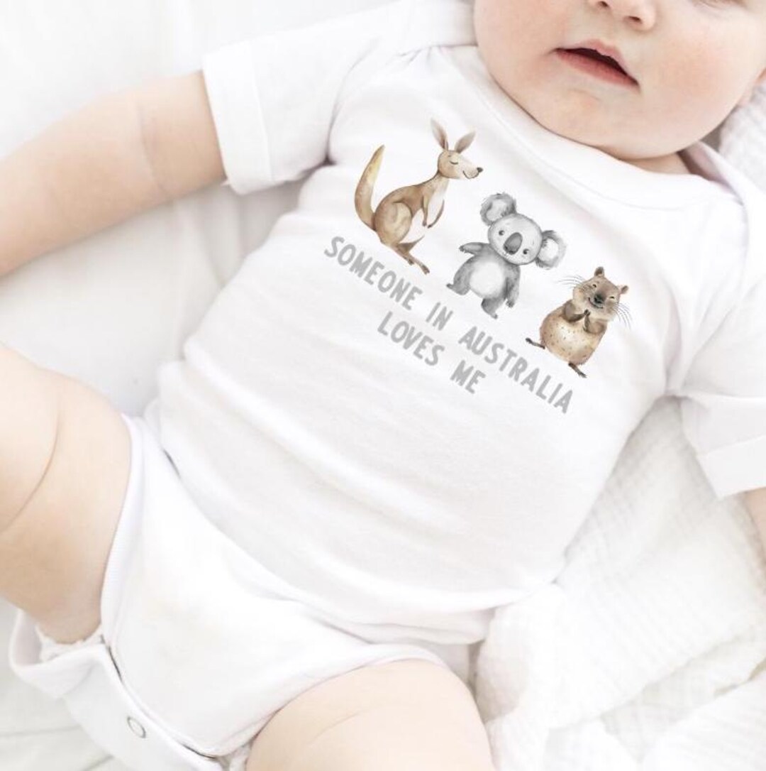 Someone in Australia Loves Me, Australian Baby Gift, Newborn Baby ...