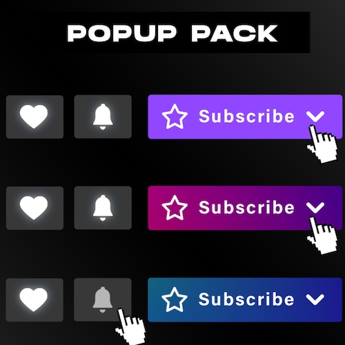 Animated Twitch Pop-up Package - Etsy