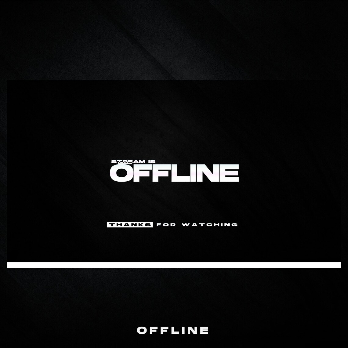 Animated Black and Gray Stream Package - Etsy