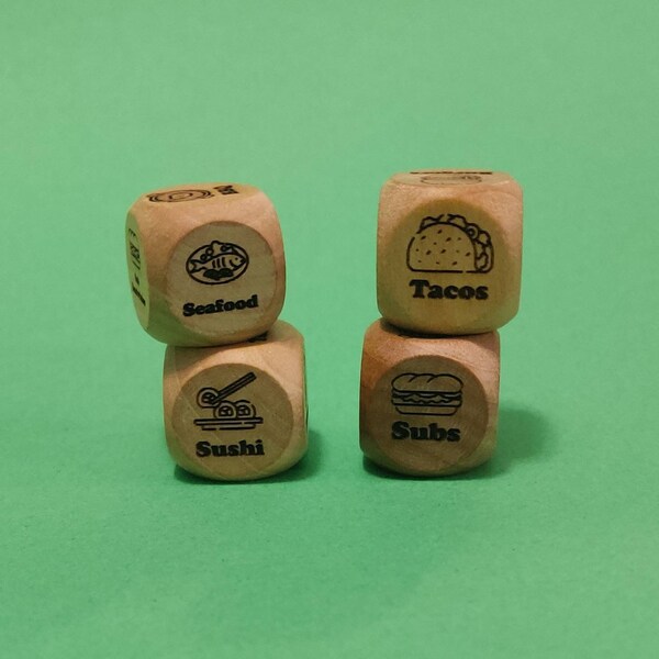 Dinner Dice - Etsy
