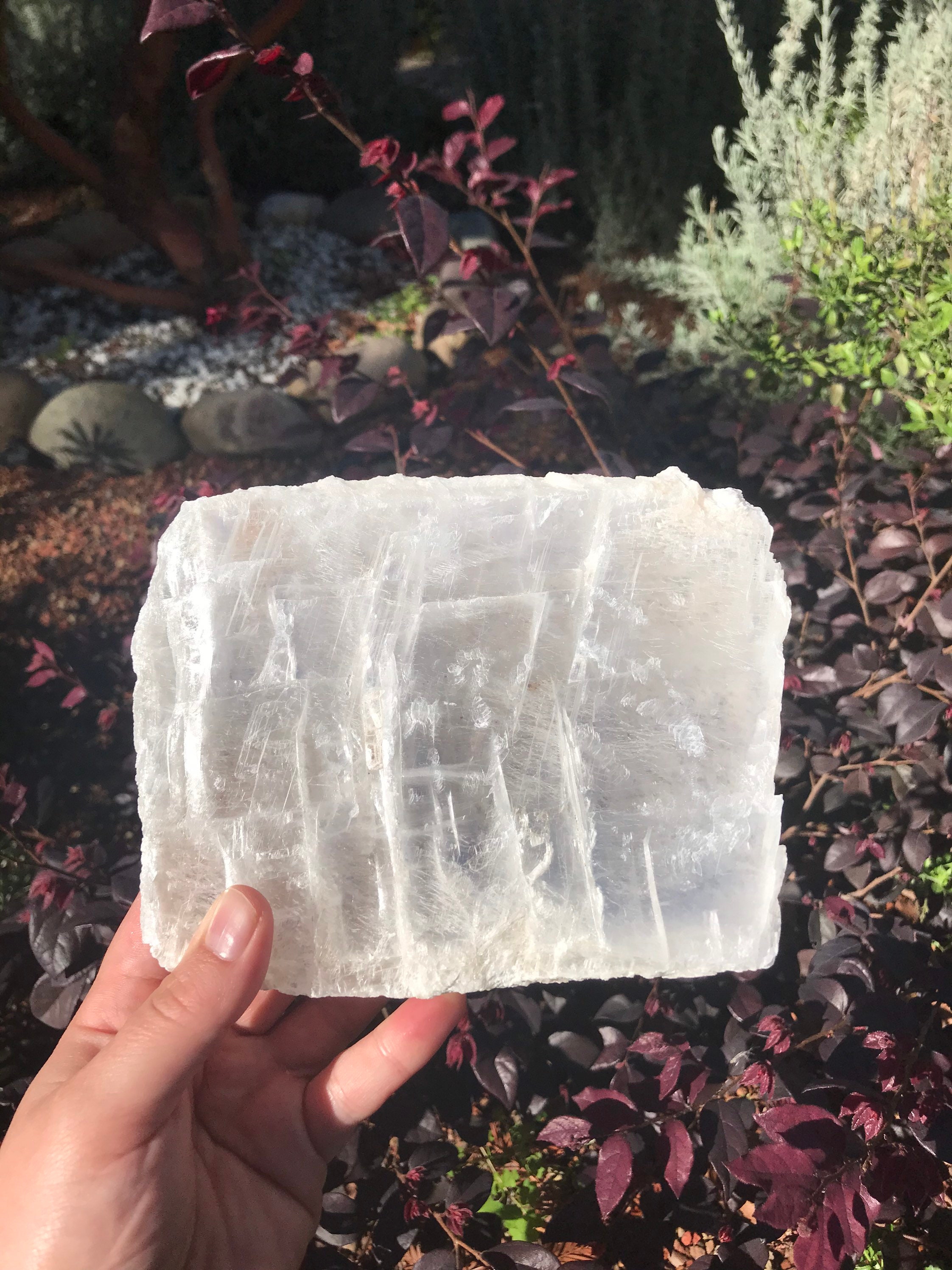 XL Real Selenite Slab - Etsy