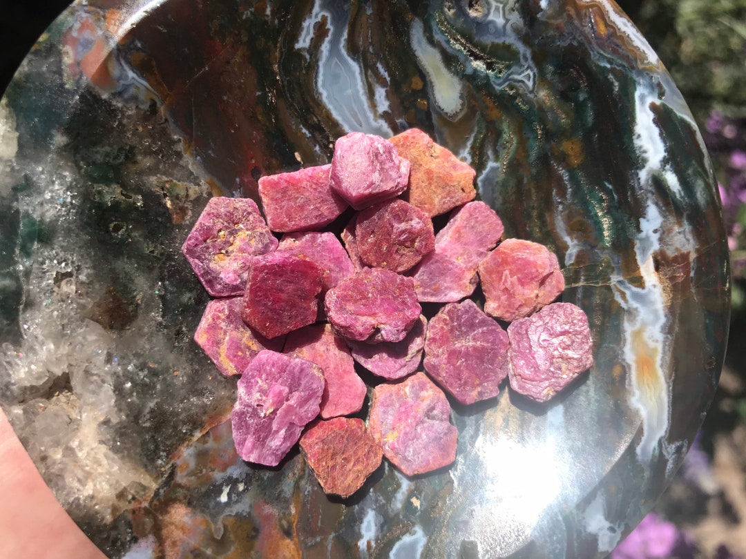 Raw Corundum Ruby rough - Etsy