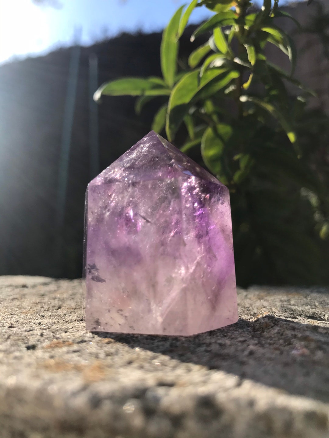 Mini Amethyst Tower - Etsy